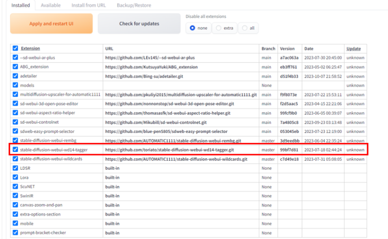 Stable Diffusion Automatic1111 WebUIで「Tagger」を使ってみよう。 - 株式会社オウルソウ